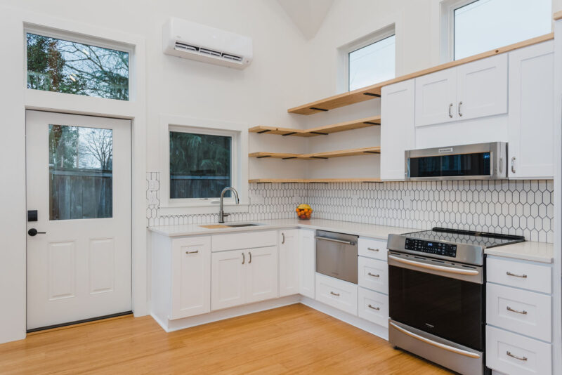 Vaulted ADU with Loft in Portland by SQFT Studios