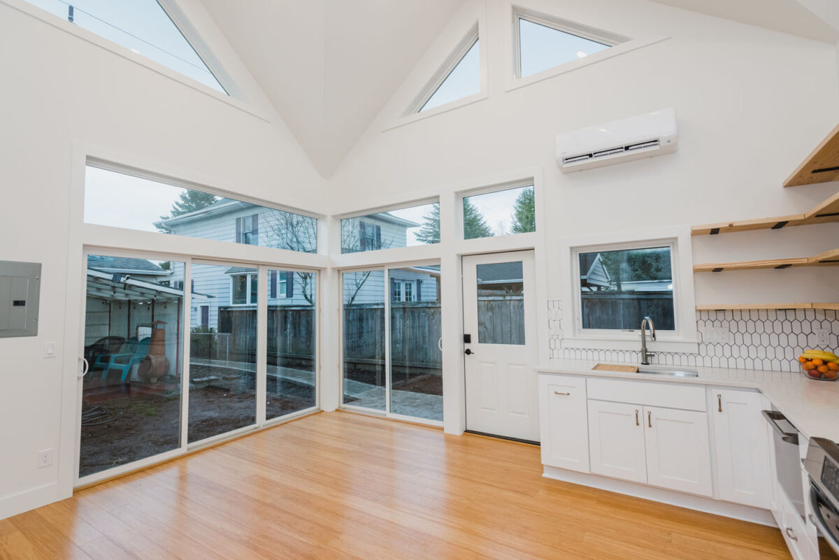 Vaulted ADU with Loft in Portland by SQFT Studios