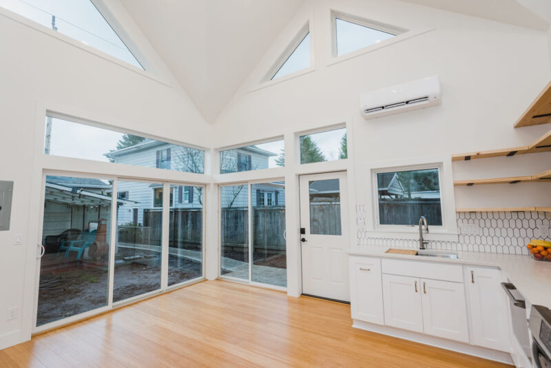 Vaulted ADU with Loft in Portland by SQFT Studios